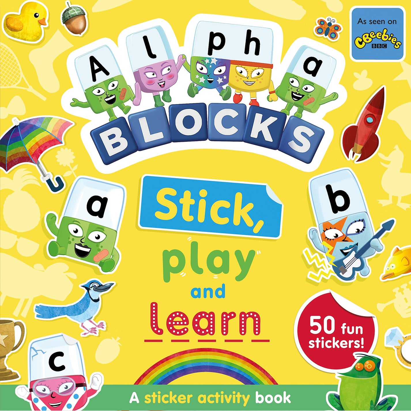 Alphablocks Stick, Play and Learn: A Sticker Activity Book – Blocks Shop