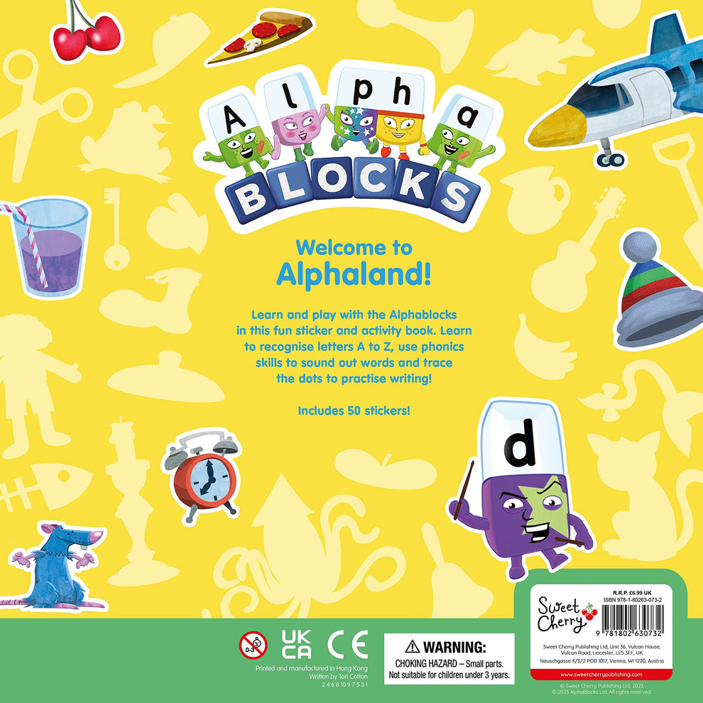Alphablocks Stick, Play and Learn: A Sticker Activity Book – Blocks Shop