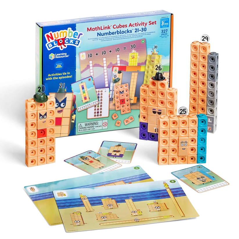 MathLink® Cubes Numberblocks 21-30 Activity Set – Blocks Shop