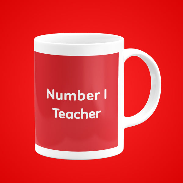 Number One personalised mug – Blocks Shop