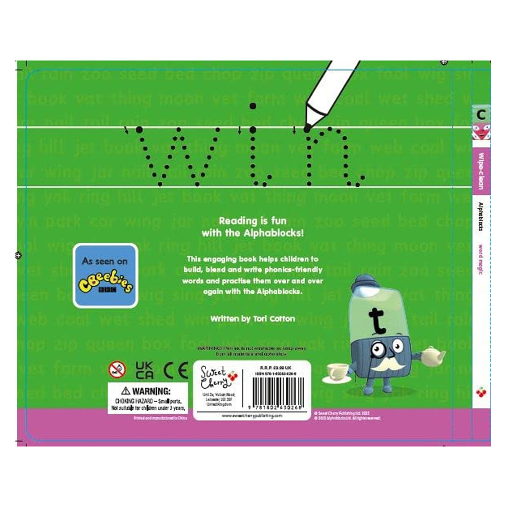 Alphablocks Word Magic: A Wipe-Clean Book – Blocks Shop