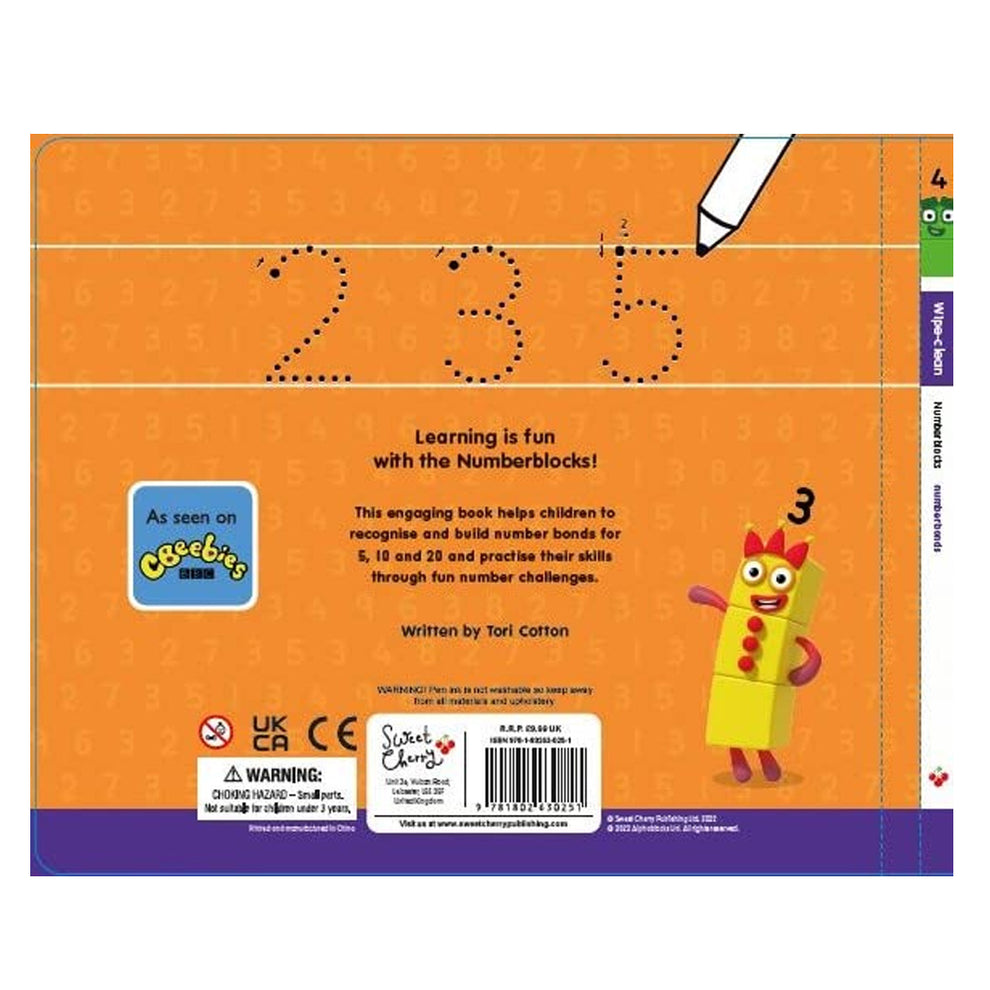 Numberblocks Number Bonds: A Wipe-Clean Book – Blocks Shop